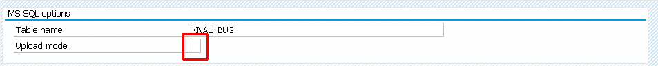 HTTP return code 400: upload mode invalid – VirtDB
